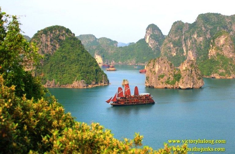 The Beauty of Traditional Junk in Halong Bay - Bai Tho Junks - Best ...